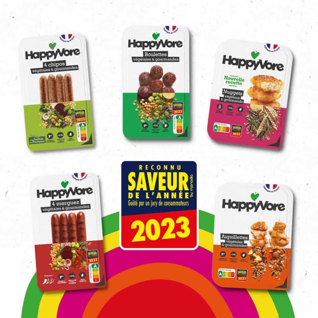 La startup HappyVore se hisse à la 2e place du rayon traiteur végétal ...